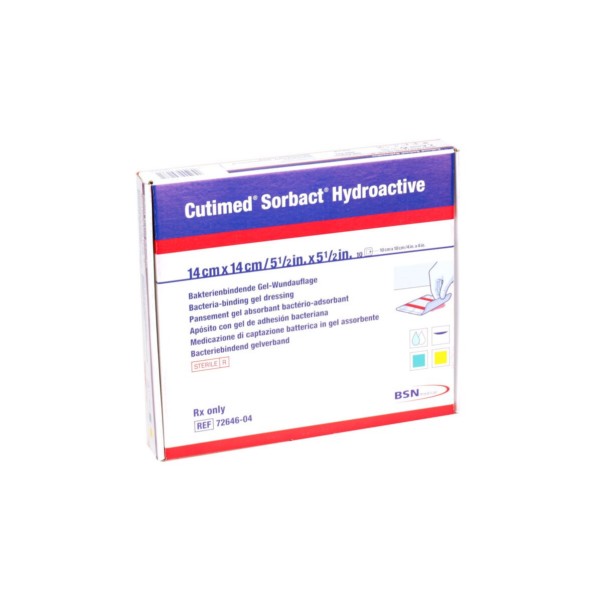 Cutimed® Sorbact® Hydroactive, 14 x 14cm, 431,21