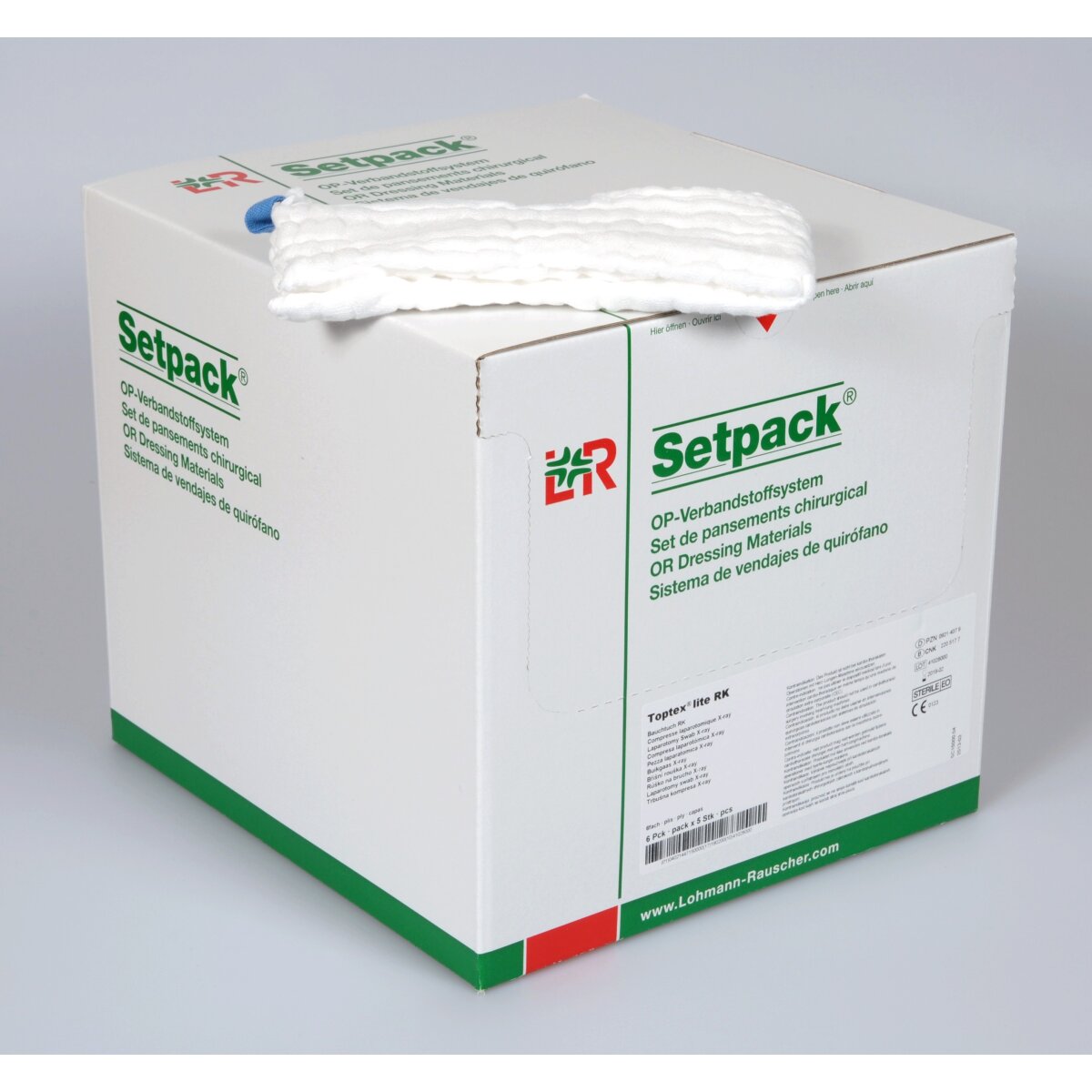 Setpack® Toptex® lite Bauchtücher RK, 50 x 60cm, 108,73